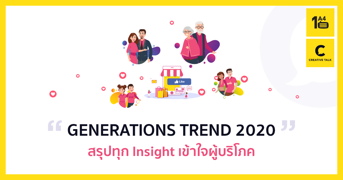 Generations Trend 2020 สรุปทุก Insight เข้าใจผู้บริโภคแต่ละ Gen ...
