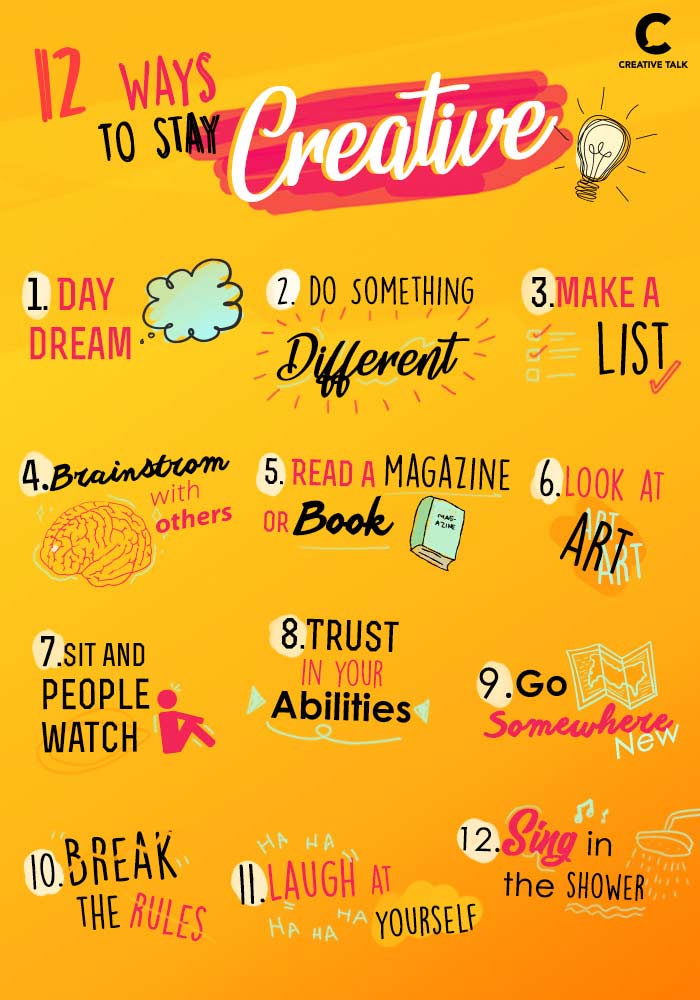 12 Ways to Stay Creative : ใช้ความครีเอทีฟสร้างความสำเร็จในวันที่หมดไฟ ...